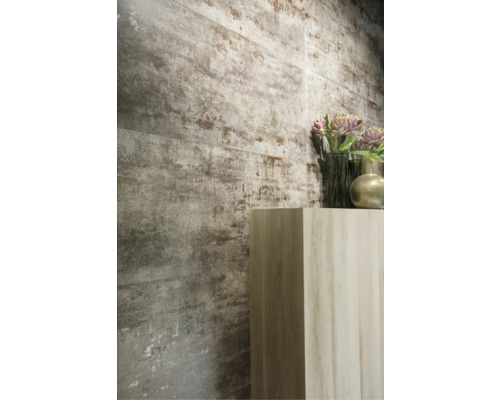 Wand- und Bodenfliese Metal silver 30x60 cm matt rektifiziert bei ...